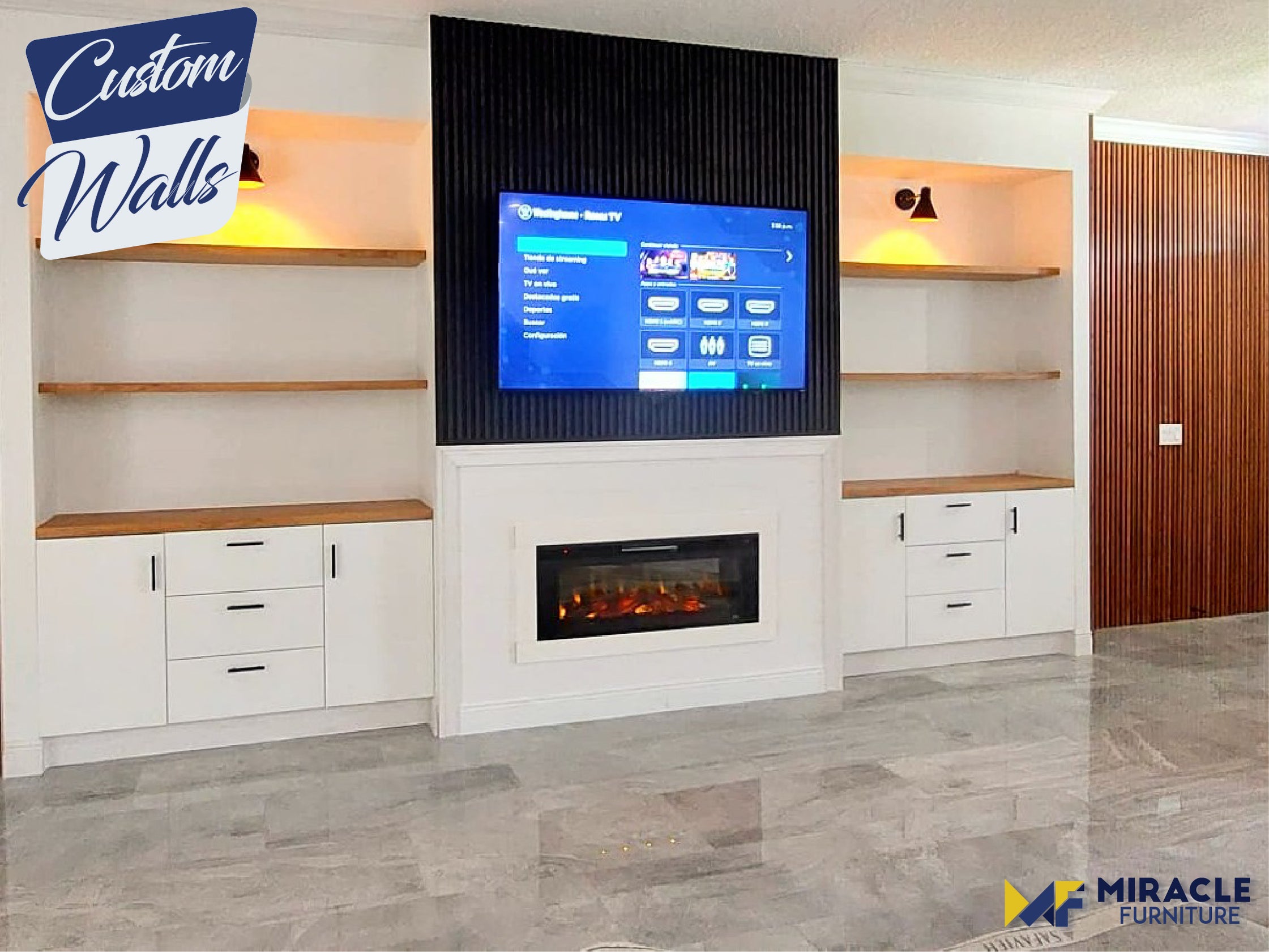 Custom Walls Designs | Miracle Furniture (Tampa, FL)