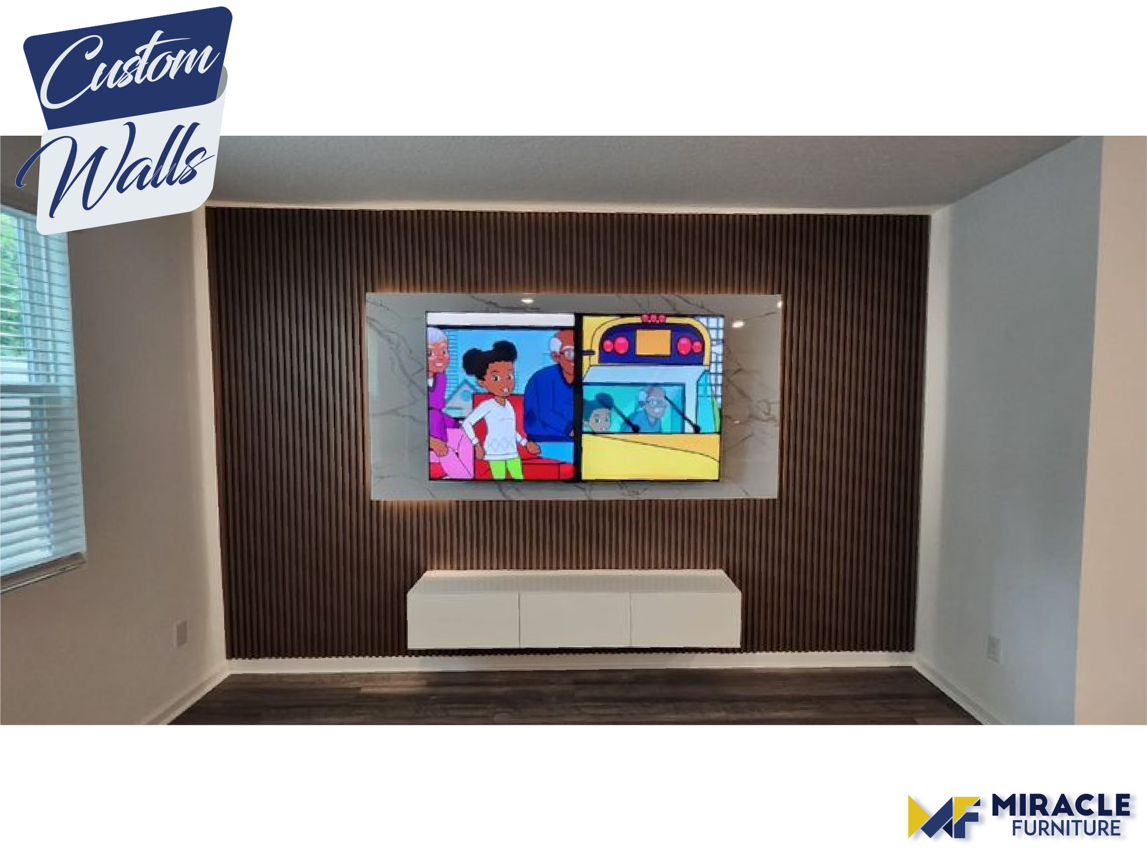 Custom Walls Designs | Miracle Furniture (Tampa, FL)