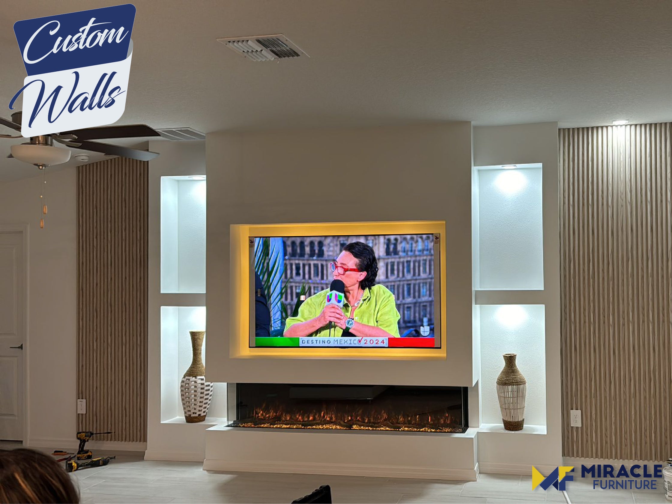 Custom Walls Designs | Miracle Furniture (Tampa, FL)